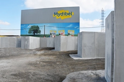 Einzigartige sternförmige Anordnung, Containerpark | CBS beton